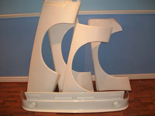 ZAKSPEED STYLE....ESCORT X PACK SET OF 4 ARCHES AND FRONT SPOILER IN ...
